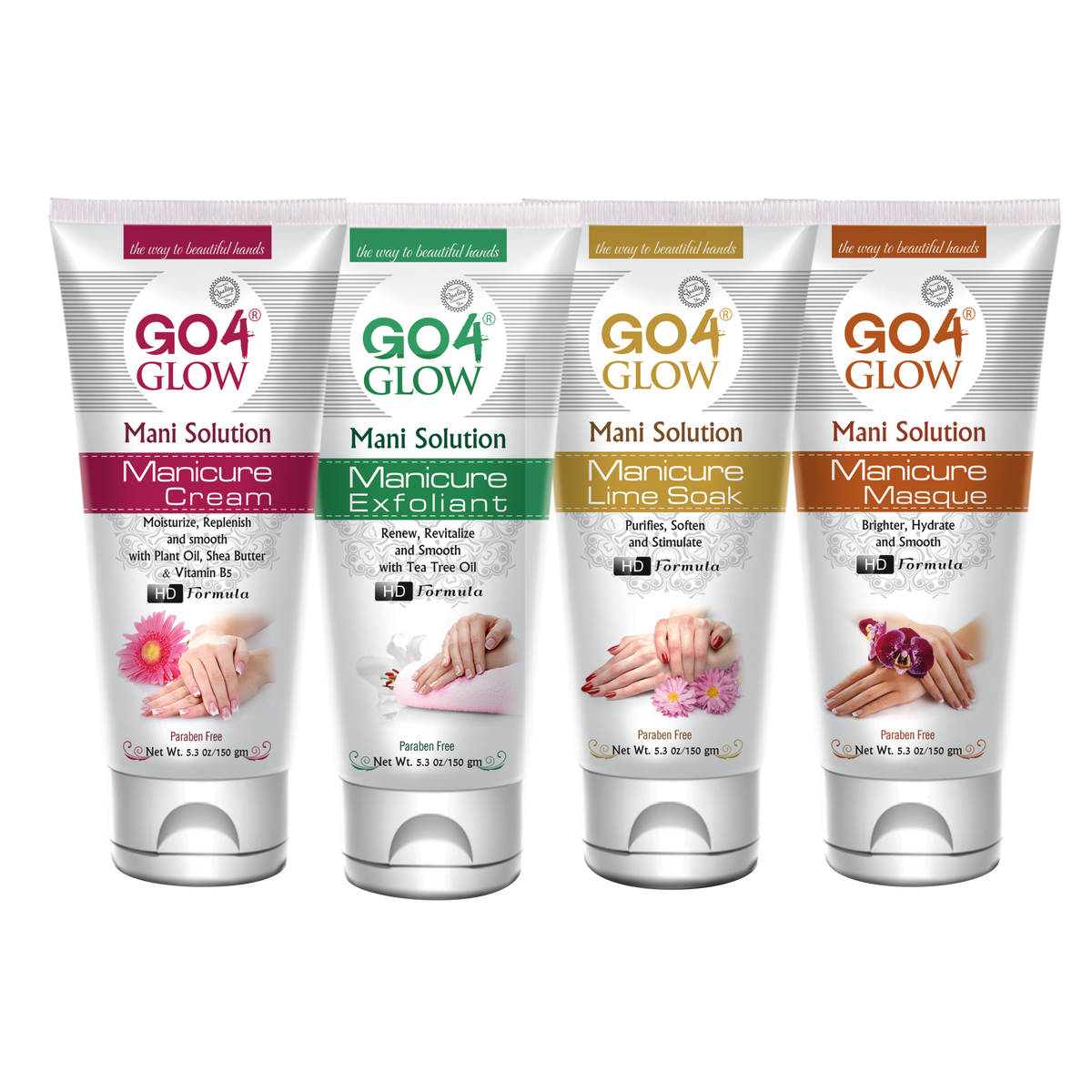 Go4Glow Manicure Set (4 Tubes/Products) – Colorline Cosmeceutical